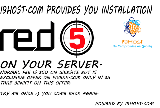Do red5 installation on your server by System001 | Fiverr