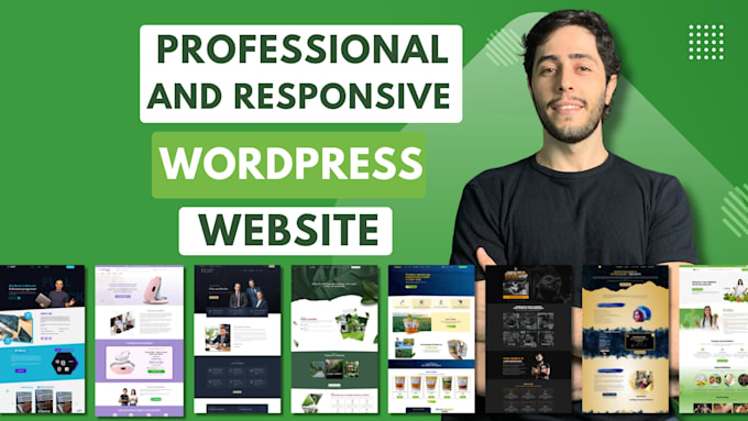 Build a responsive and professional business wordpress website design by Juniomlima | Fiverr