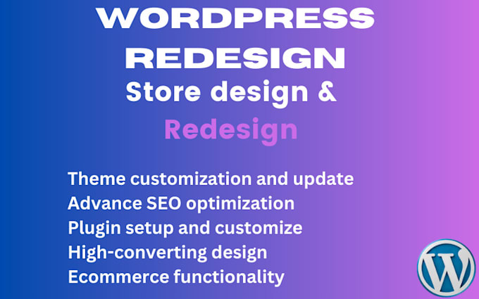 Manage or wordpress redesign, revamp, clone and maintenance, website maintenance by Shopi_man ...