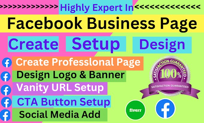 Do perfectly facebook business page creation and setup professionally ...
