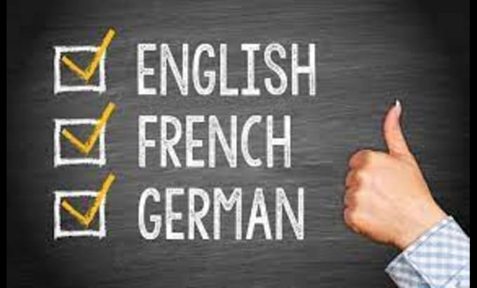Within 24 hrs i will translate english to french or to german by ...