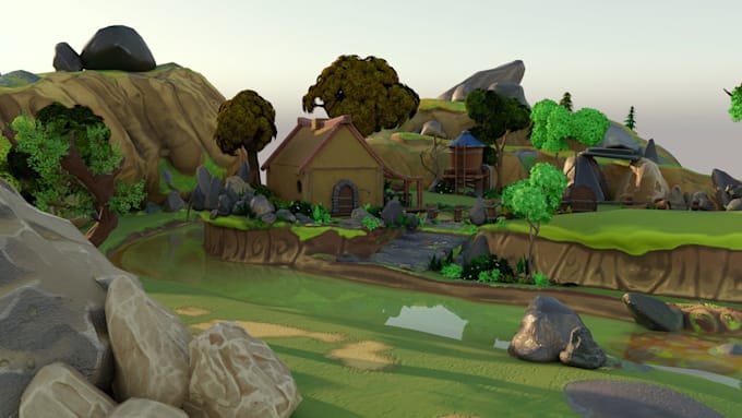 Create 3d game asset by Shaaz3d | Fiverr