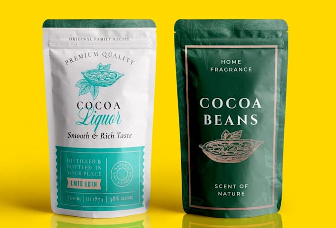 Do product label, pouch design, food packaging design, and pouch ...
