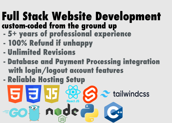 Create a custom fullstack website by Radin101 | Fiverr Create a custom fullstack website by Radin101 | Fiverr