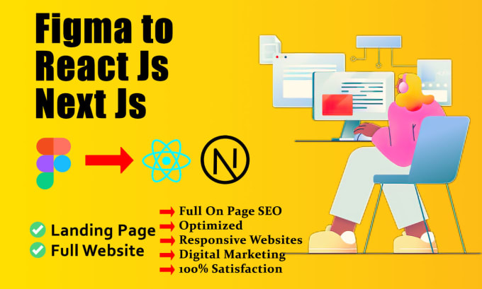 Built Responsive React And Next Js Websites With Headless Cms By Creativedev21 Fiverr