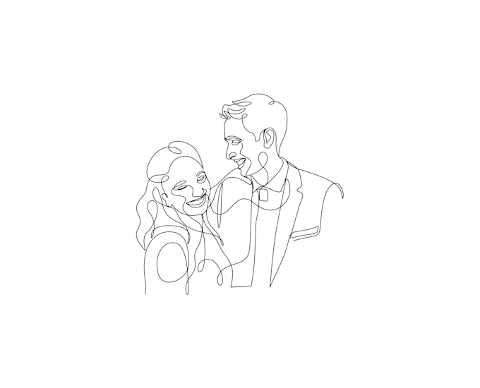 Create amazing one line art, single line art illustration within 2 ...