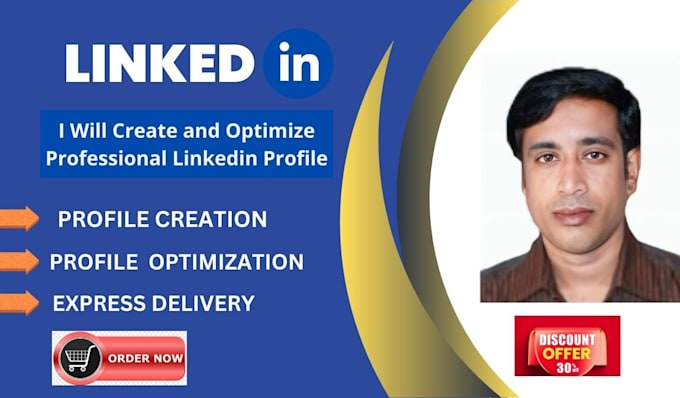 Create and professionally optimize your linkedin profile by Anutosh75 | Fiverr