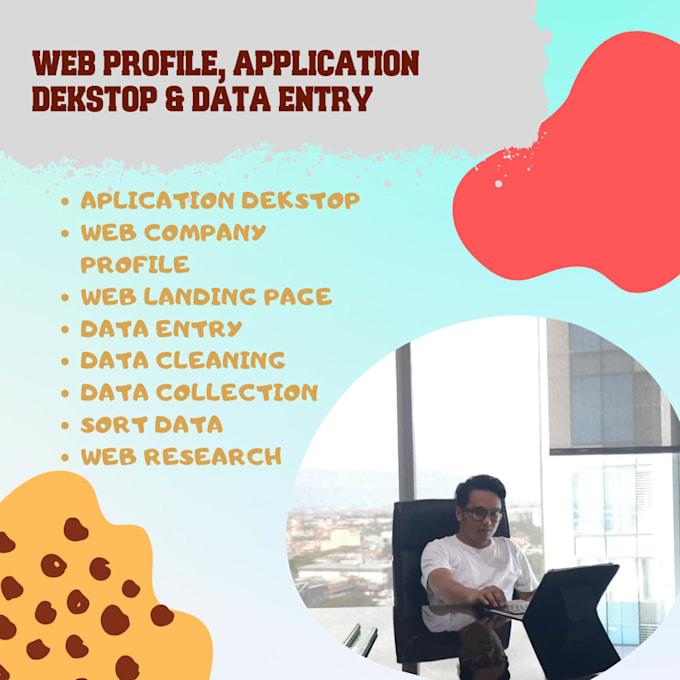 Be make a company profile website or website application and data entry ...
