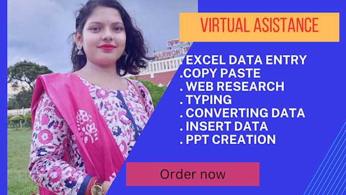 Excel data entry, virtual assistant, file conversion, typing by ...