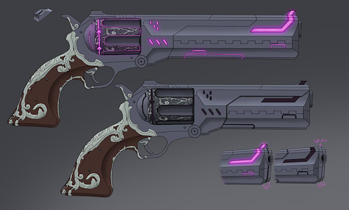 High quality weapon concept art for gaming and more by Davit_tchelidze ...