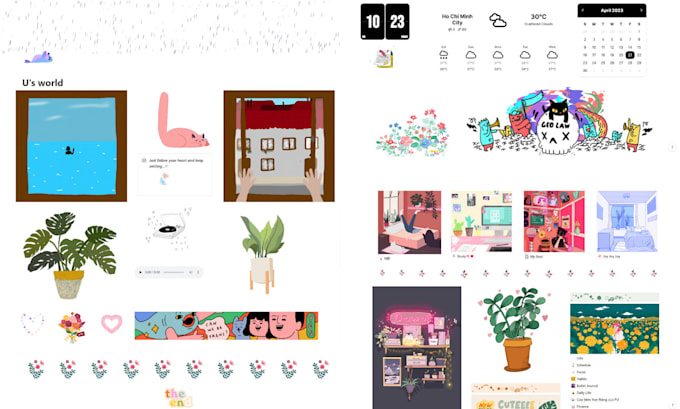 Build your notion template creativity, aesthetics, and smart by ...