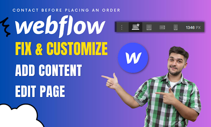 Fix, edit, add content and redesign webflow sections by Hidayatgolo ...