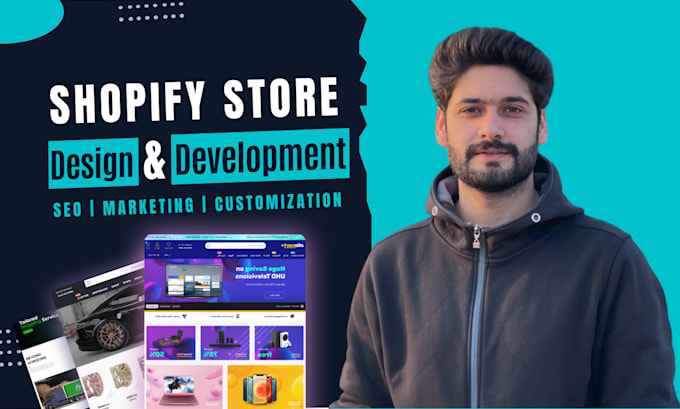 Do shopify store design,seo, marketing and shopify ecommerce website development by Irfha ...
