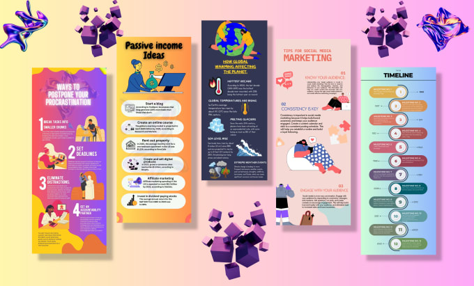 Create eye catching and beautiful infographics ,flow chart by ...
