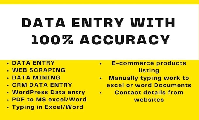 Do fastest data entry in one day,internet reserch by Pratyushkumar33 ...