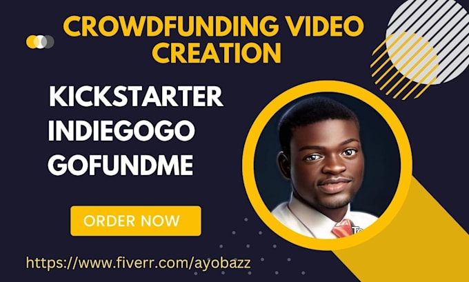 Design crowdfunding or fundraising video for gofundme and kickstarter ...
