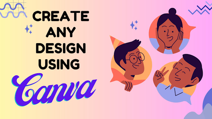 Create any design using canva by Parkhana00 | Fiverr