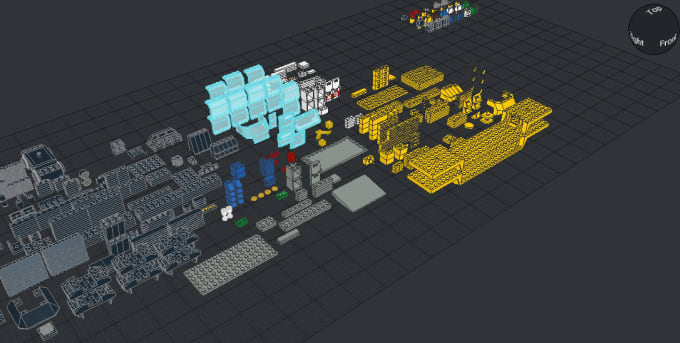 Create you a leocad lego template to build by Justyoutubegame | Fiverr