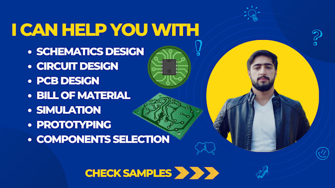 Provide schematic and pcb designing services by M_bilal7317 | Fiverr