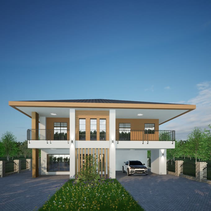 Create awesome 3d architectural modelling and rendering by Artroom3d | Fiverr