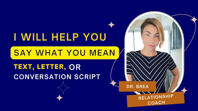 Write your relationship text, letter, or conversation by Drbrea | Fiverr