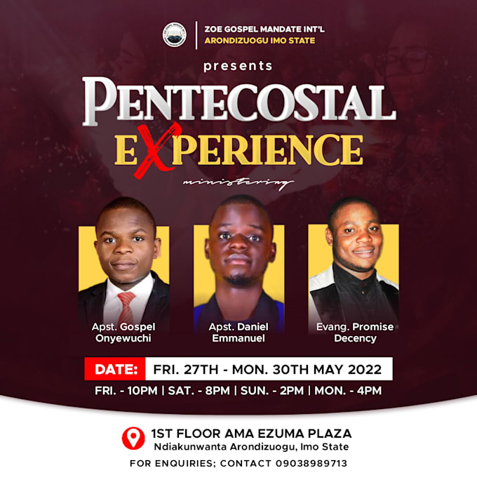 Design powerful flyers for your church programs and meetings by C ...