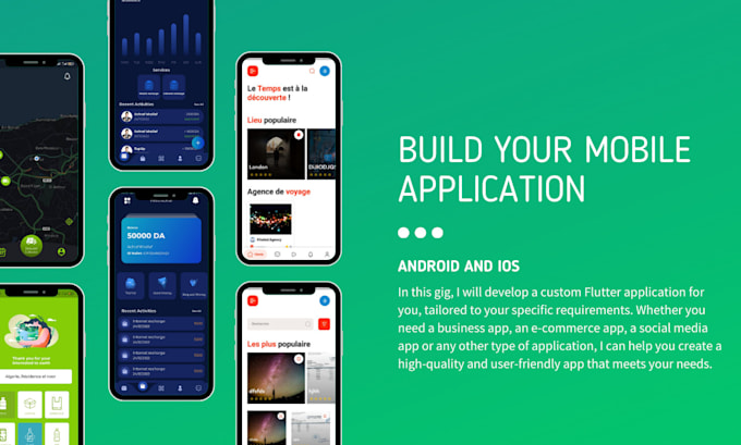 Develop custom mobile apps with flutter by Achrafkh1 | Fiverr Develop custom mobile apps with flutter by Achrafkh1 | Fiverr