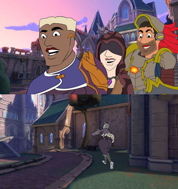 Draw your character into a meme template by Brockedgar | Fiverr