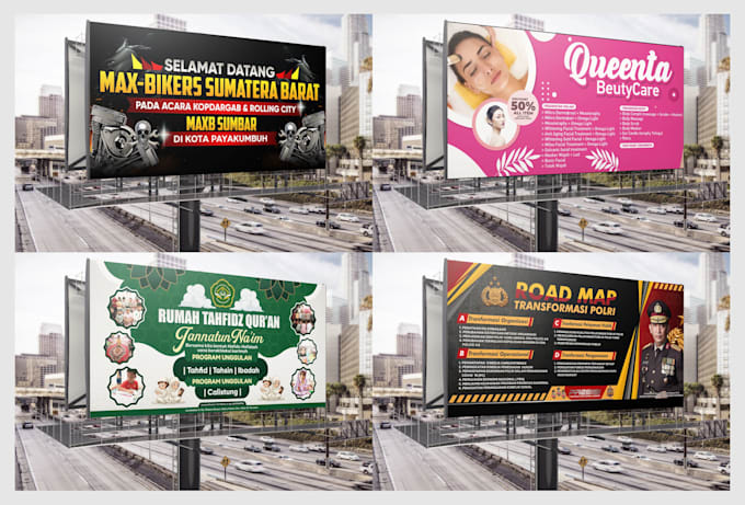 Make a cool billboard design for you by Ridhoyudistira | Fiverr