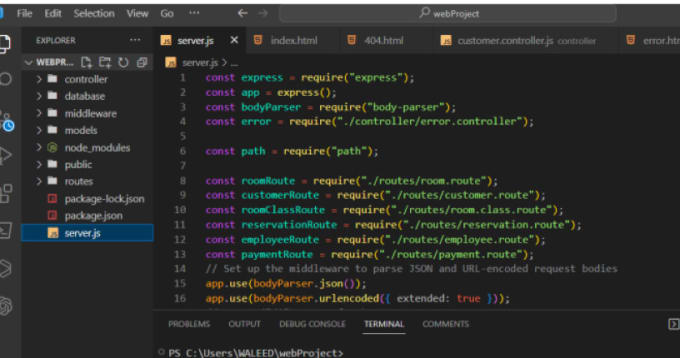 Build a website backend and restful api using nodejs, express, and ...