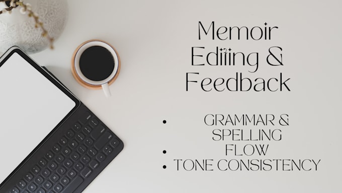 Edit and review your memoir by Kyranapollo | Fiverr