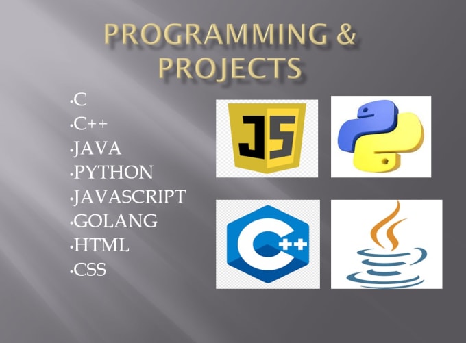 Do Programming In C Cpp Java Python Html Css Javascript By Techneeraj436 Fiverr