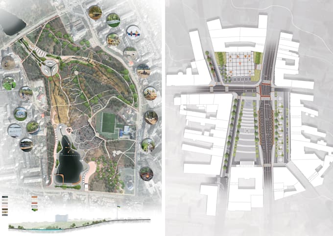 Render the site plan and master plan landscape design by Roman_duzhak | Fiverr