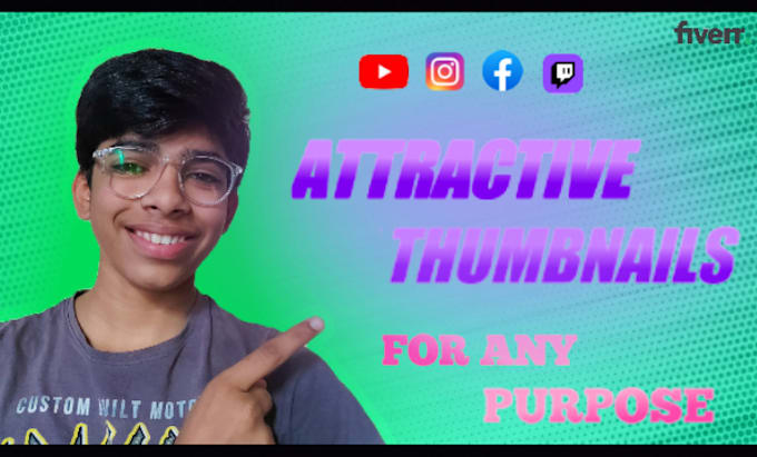 Create attractive and professional thumbnails for youtube by Saketh ...
