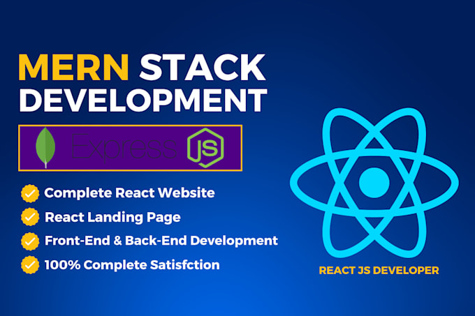 Be your mern stack developer by Webtechrafi | Fiverr