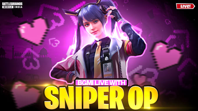 Make eye catching pubg live thumbnails by Synix_gfx | Fiverr