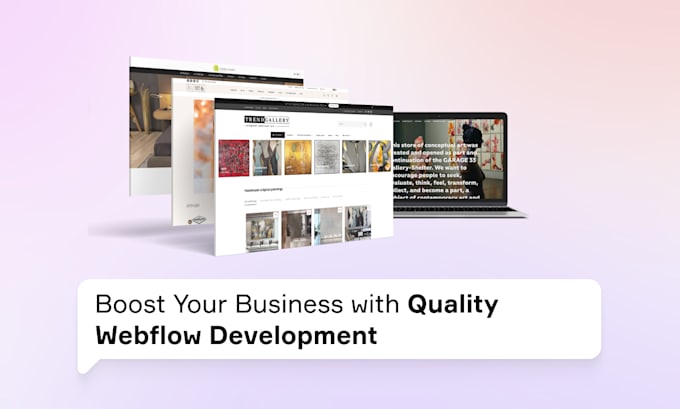 Design and develop your webflow website by Carinavu | Fiverr