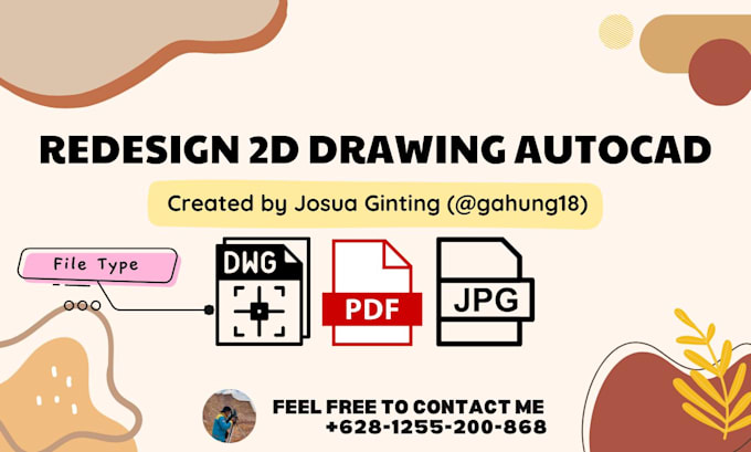 Redesign 2d drawing in autocad by Gahung18 | Fiverr
