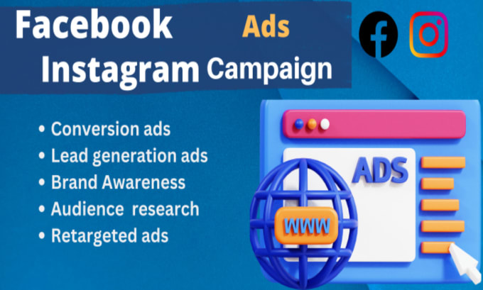 Set up meta facebook,instagram and other social media ads for leads and ...