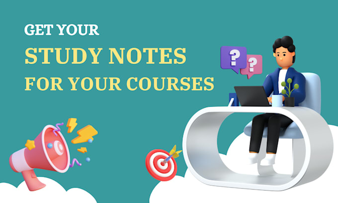 Make study guide and notes for your courses by Jessymelina | Fiverr