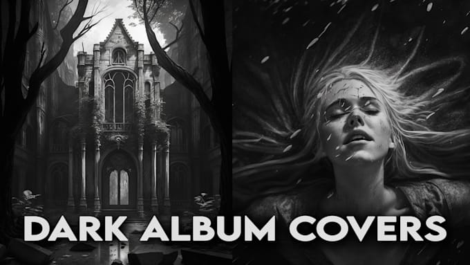 Design your dark and moody album music cover art using ai by Provenza ...