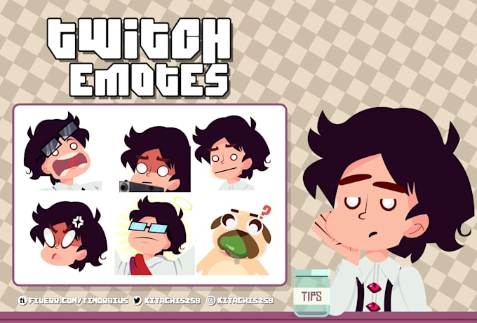 Amazing emotes for twitch, youtube, discord, and others by Timorbius ...