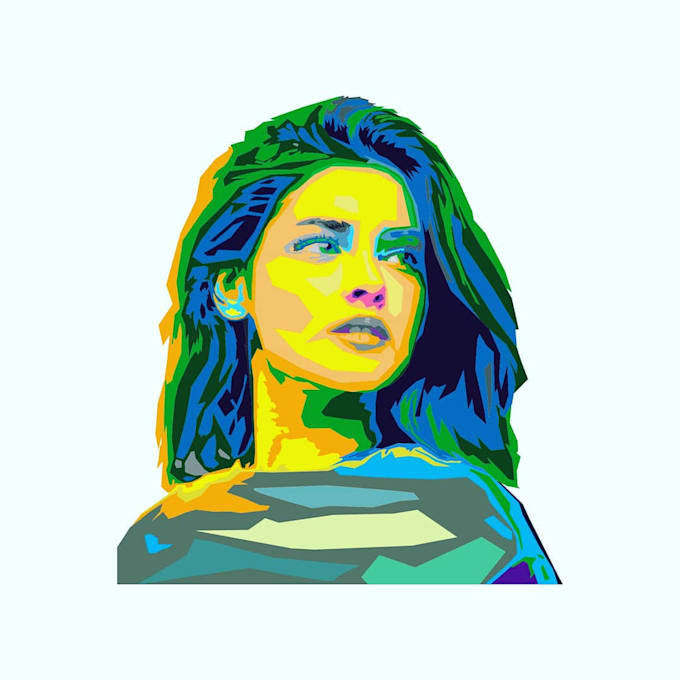 Create an aesthetic and authentic pop art by Scythe213 | Fiverr