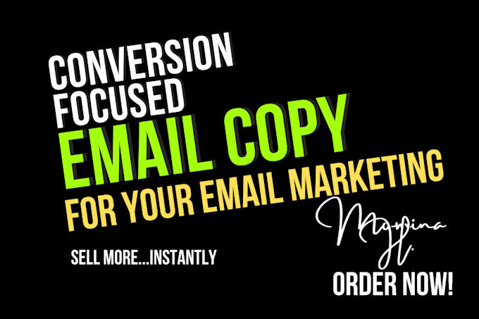 Copywrite email copy for your email marketing campaign and newsletters ...