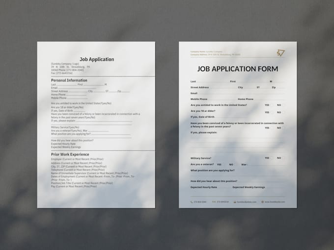 Create a fillable pdf form in acrobat by Medkh94 | Fiverr