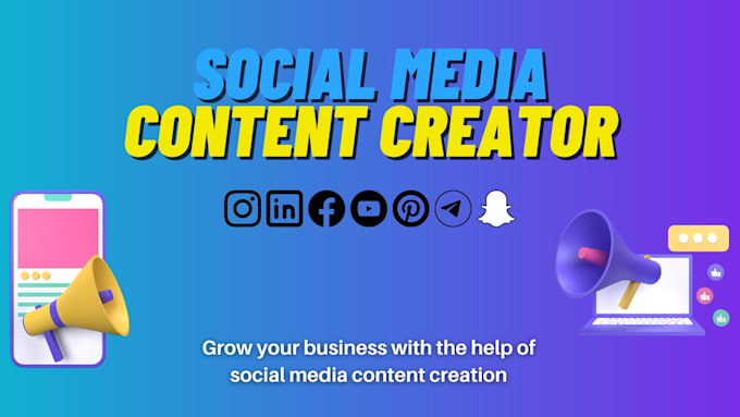 Be your personal social media content creator by Vedant_s1722 | Fiverr