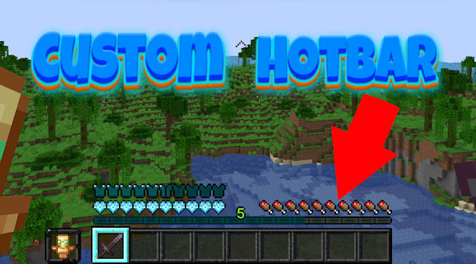 Create a custom minecraft hotbar by N2izee | Fiverr