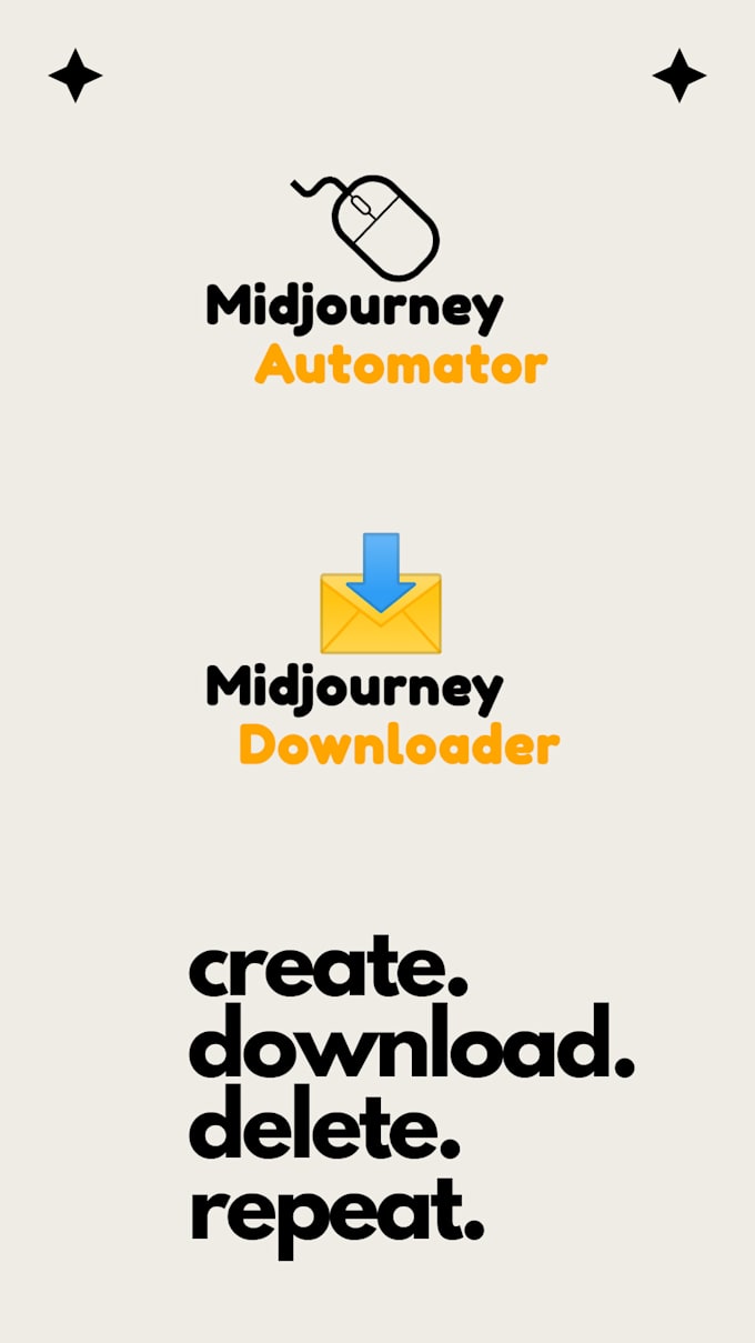 Build a midjourney automation app for bulk ai images by Cheddarking | Fiverr
