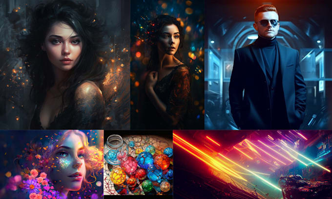 Design image, book cover, illustration, canva, portraits using ...