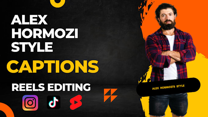 Edit Tiktok Instagram Reel Captions Just Like Alex Hormozi By Souvikkk